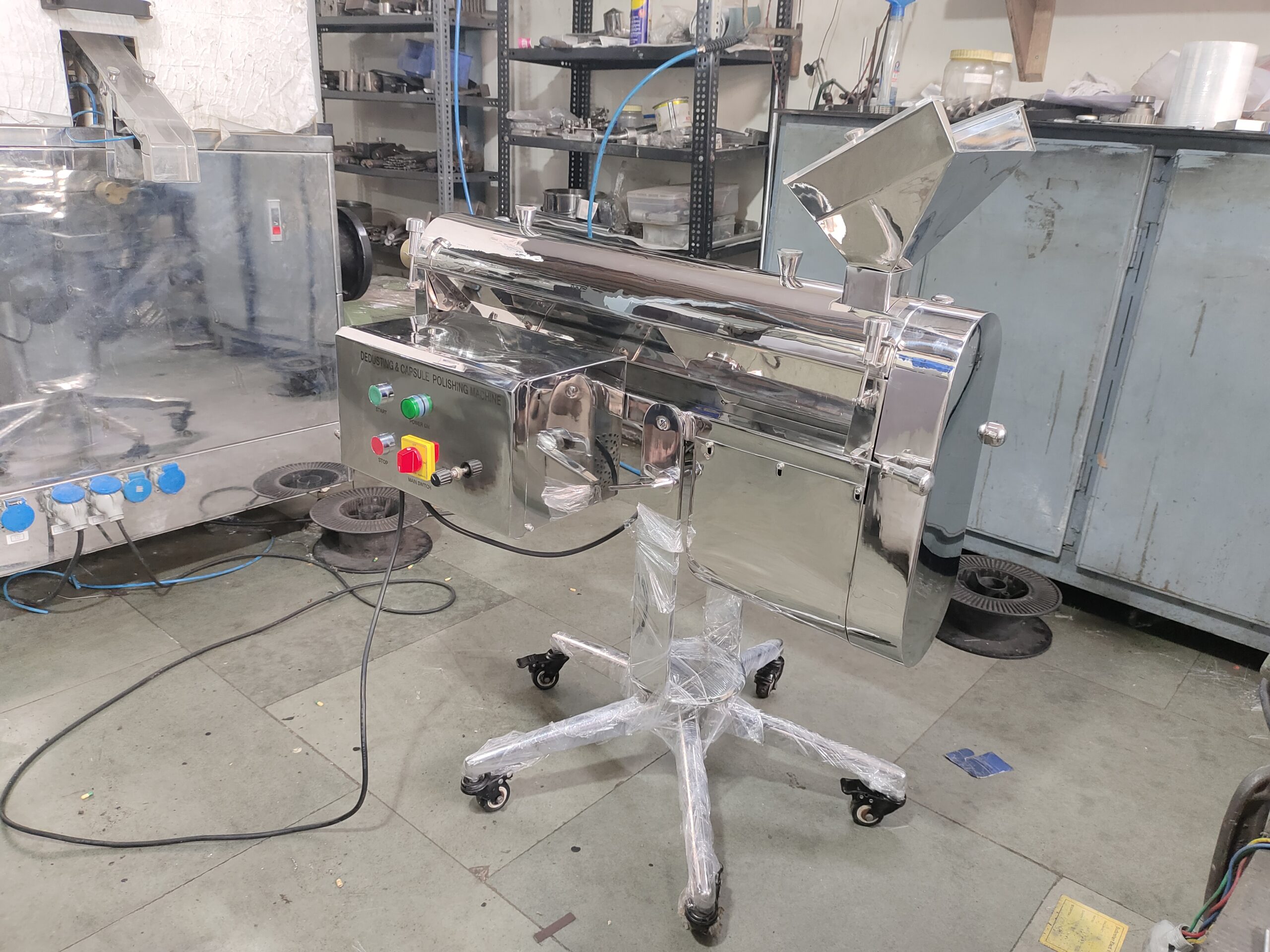 Capsule Polishing Machine – PDP 100 - Pharmafill Technologies